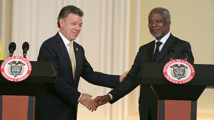 Kofi Annan: Los diálogos de paz en Colombia tienen el apoyo de toda la ...