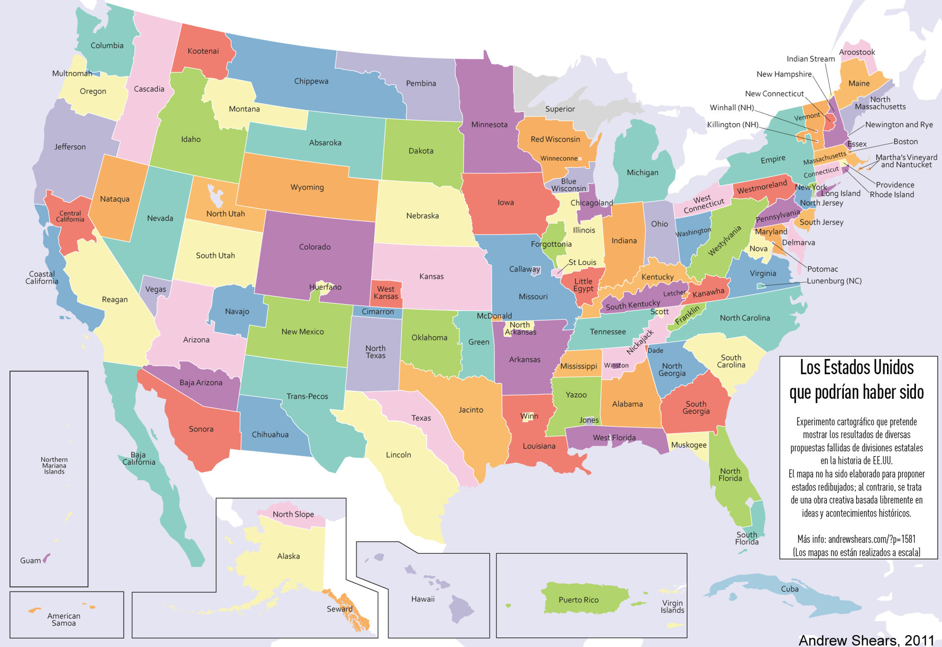 'Qué sería de la Tierra si...': 7 impactantes mapas inventados que ...