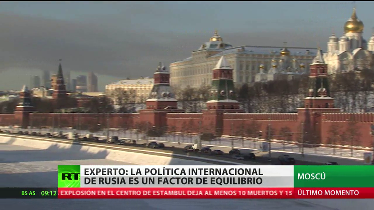 "La política internacional de Rusia es un factor de equilibrio" - RT