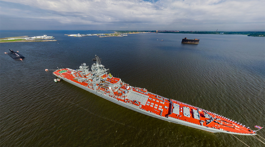 Publican fotos en 360° del desfile de la Armada de Rusia en San ...