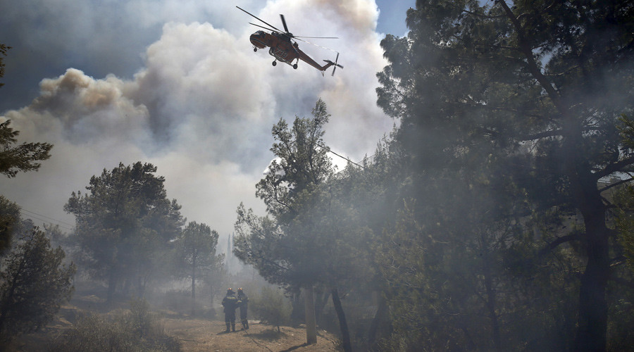 Greece asks EU for help as ‘hellish’ forest fires rage around Athens ...