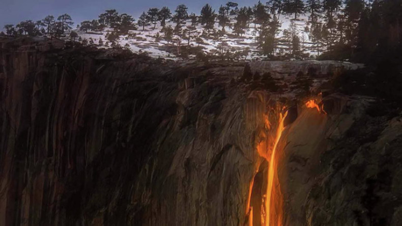 #LavaLove: Yosemite’s bizarre firefall returns to delight of social ...