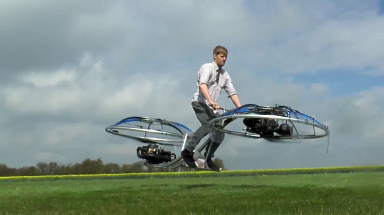 Madcap inventor designs bizarre ‘human blender’ hoverbike (VIDEO) — RT ...