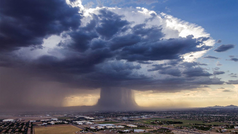 ‘Atomic blast from Mother Nature’: Chopper cameraman captures ...