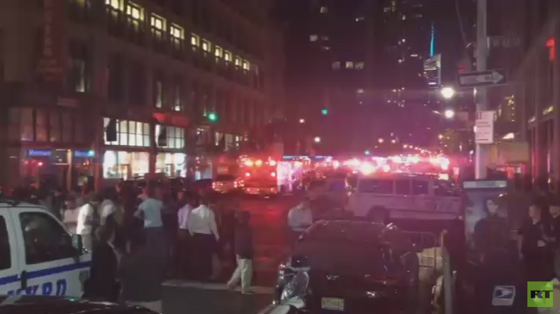 CCTV camera captures alleged moment of Manhattan explosion (VIDEO) — RT ...