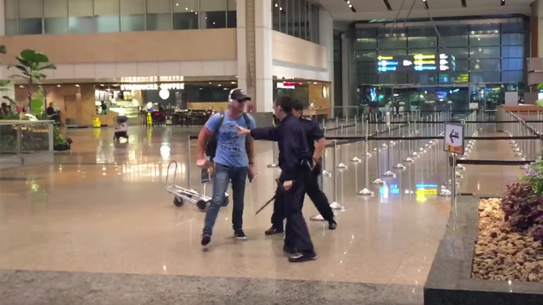 Drunken Aussie faces caning after expletive-laden scuffle with ...