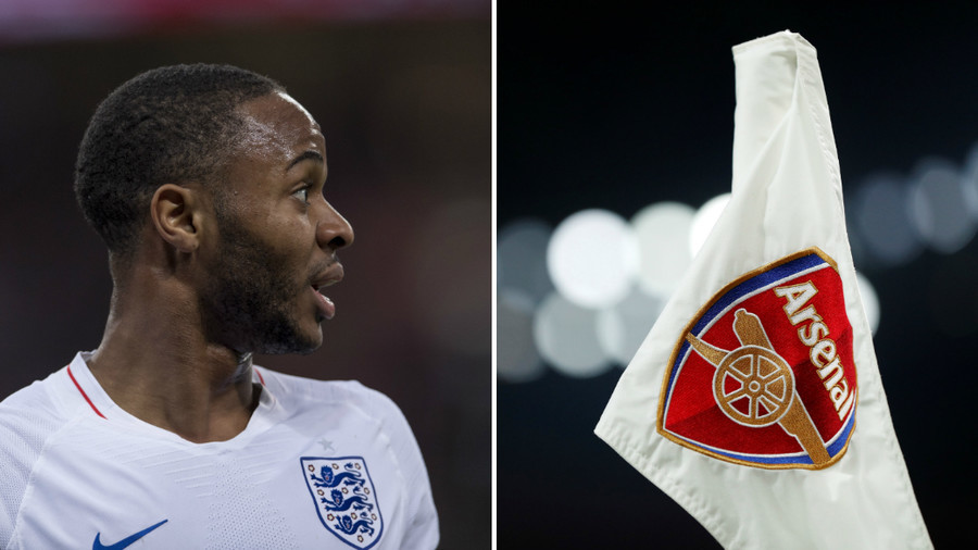 Ban the Arsenal badge? Sterling gun tattoo row leads to lampooning of ...