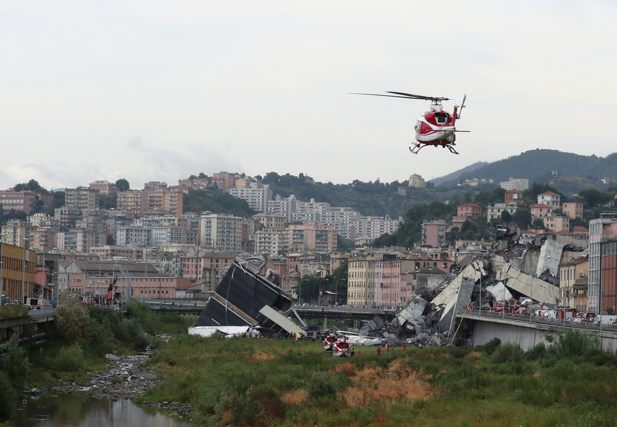 ‘This is hell’: Eyewitnesses relay tragic Genoa bridge collapse (VIDEOS ...