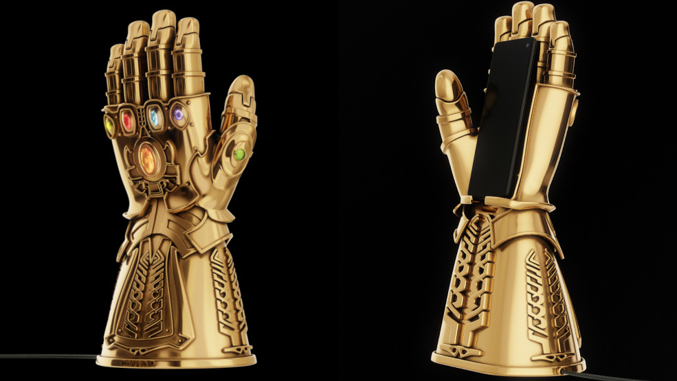 Russian-made Marvel Infinity Gauntlet made from REAL gold & gems can ...