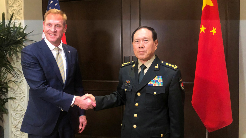 Acting Pentagon chief, Chinese defense minister hold talks at Asia ...