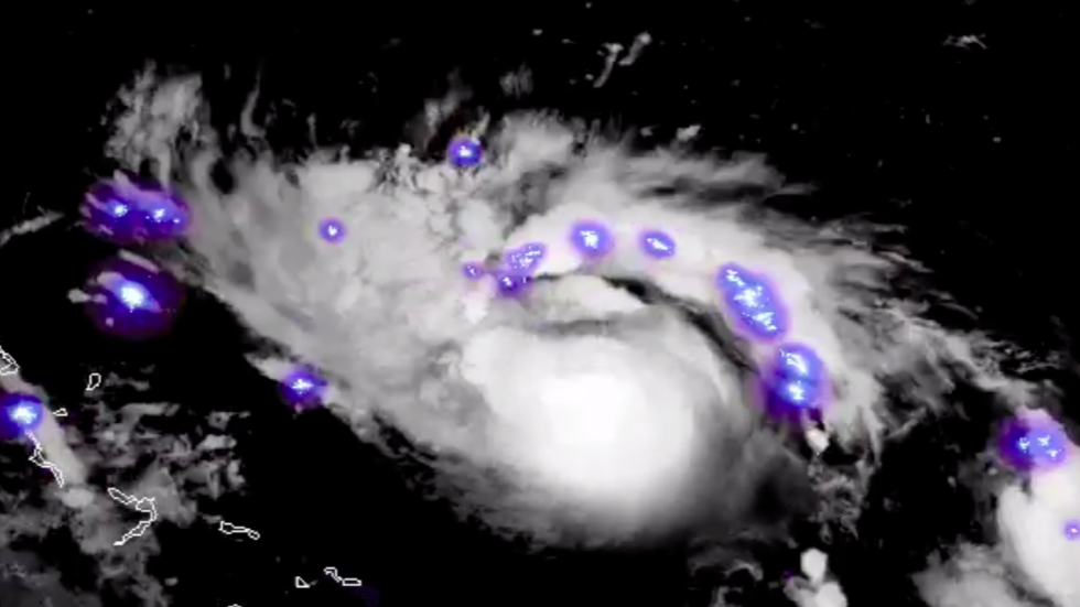 Stunning but deadly: Satellite imagery shows Hurricane Dorian sparkling ...
