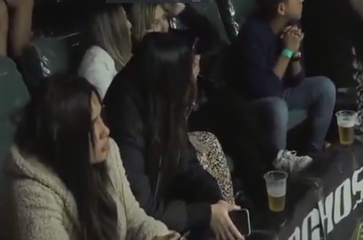 Punch drunk: Brazilian MMA fighter swigs beer from crowd in between ...
