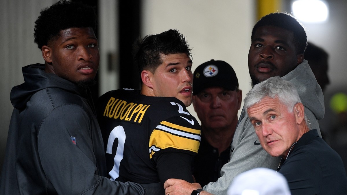 'Your stomach just drops. You feel sick': NFL QB Mason Rudolph knocked ...