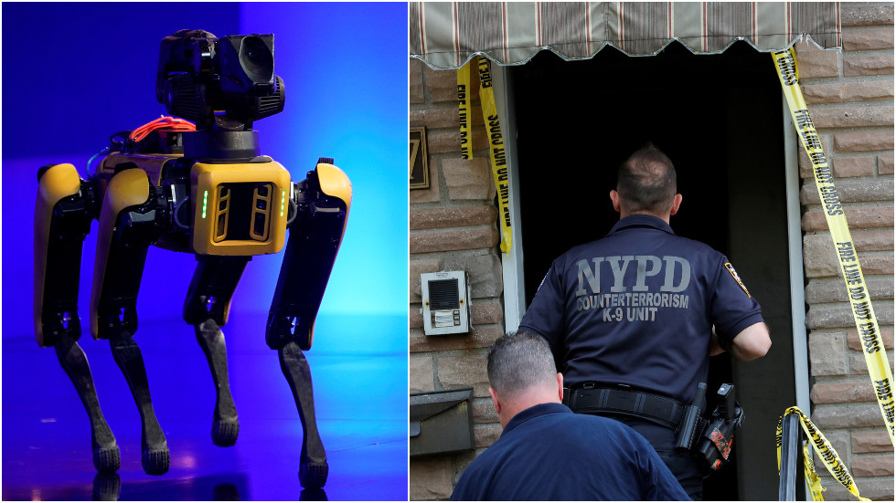 Off to live on a cyberfarm? NYPD retires robot cop dog after public ...