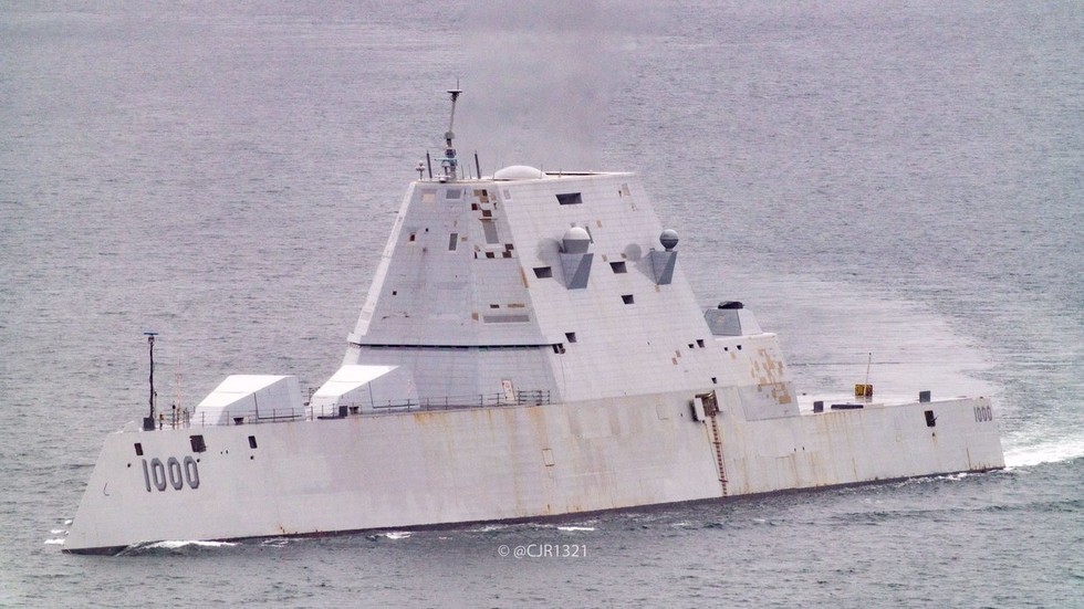 Rust covers US Navy’s new stealthy super destroyer (PHOTO, VIDEO) — RT ...