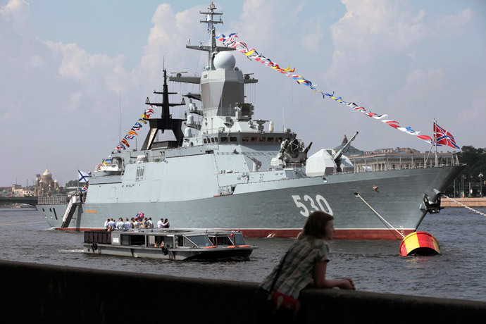 Russian stealth corvette put British Navy on alert off Danish coast ...