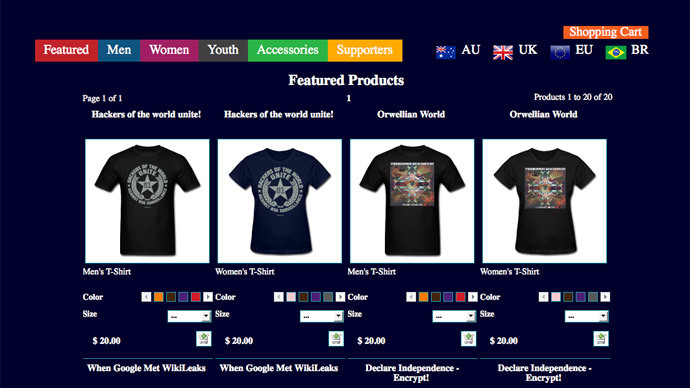 WikiLeaks fashion: Assange’s fashionista line to hit India’s malls — RT ...