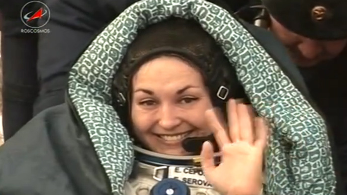 Soyuz carrying Russian-US crew from ISS lands in Kazakhstan (PHOTOS ...