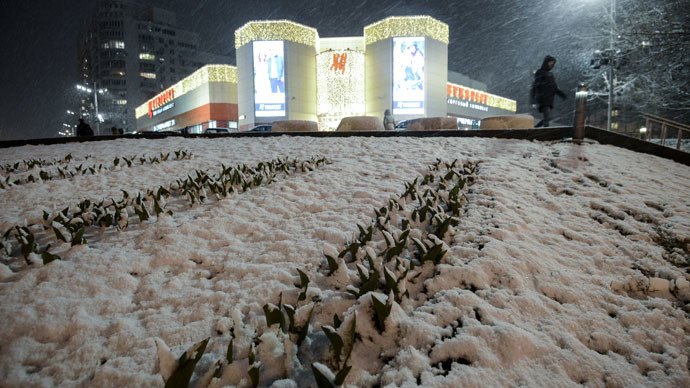 Freak April blizzard takes Moscow by surprise (PHOTOS) — RT World News