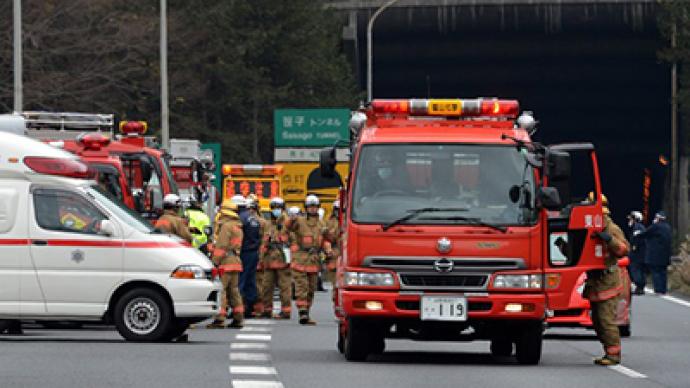 Nine confirmed dead in collapsed tunnel near Tokyo — RT World News