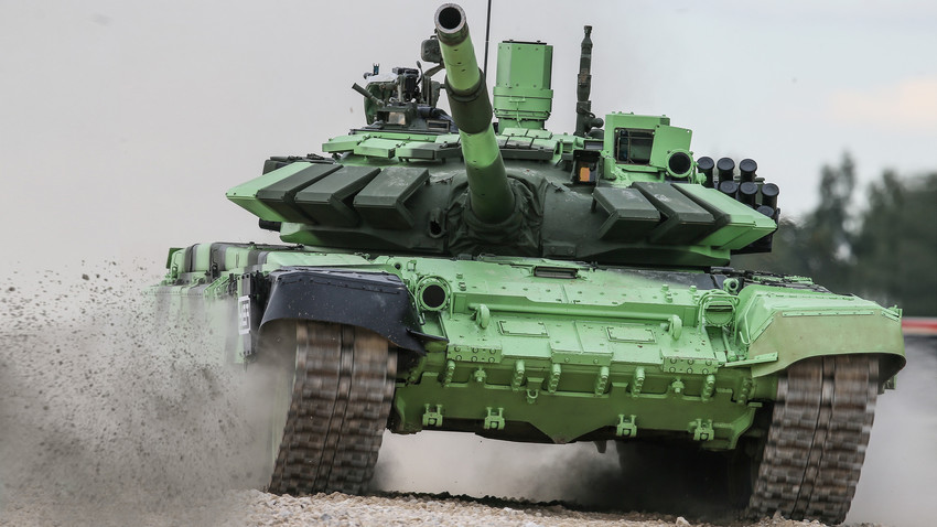 Zum Schutz der russischen Grenzen: Die neue Version des T-72-Panzers ...