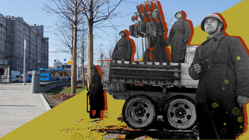 Before and after: Moscow streets during WWII and now - Russia Beyond