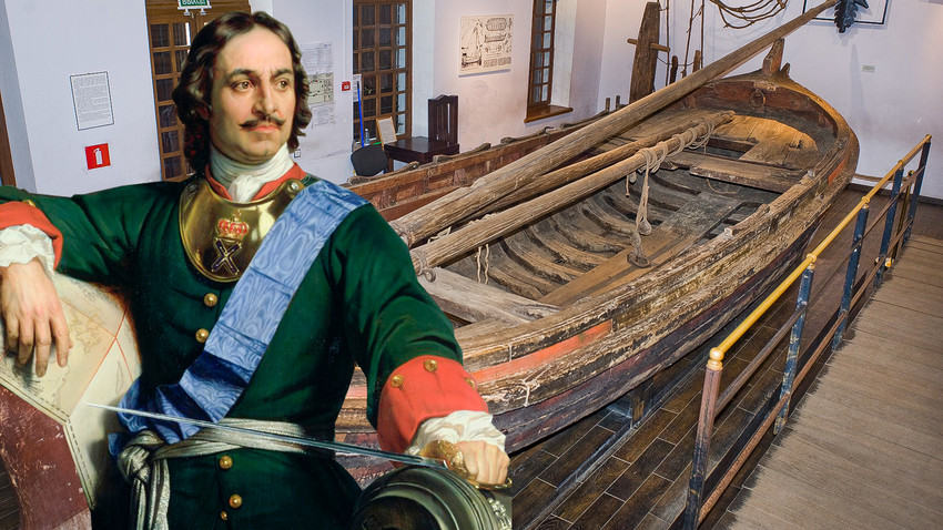 Peter the Great and his boat that launched the Russian fleet - Russia ...