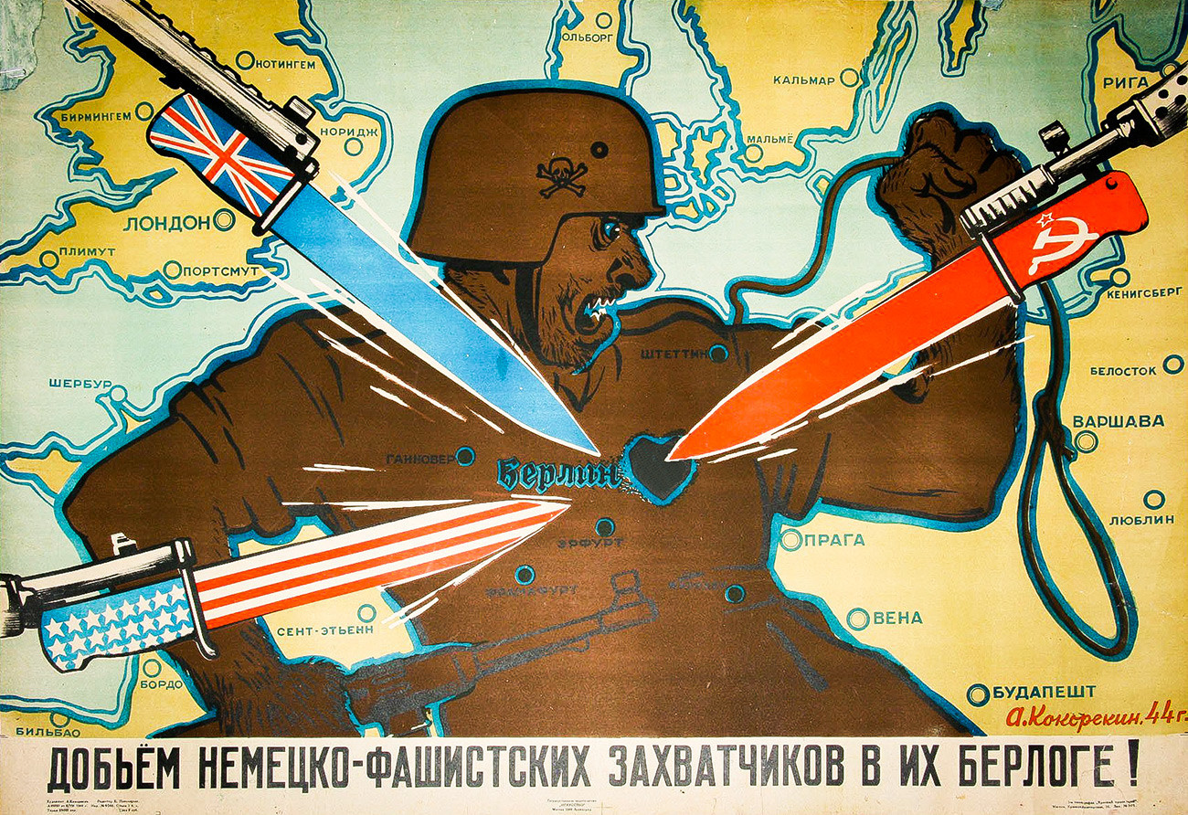 Cómo la propaganda soviética celebró los éxitos británico-americanos en ...