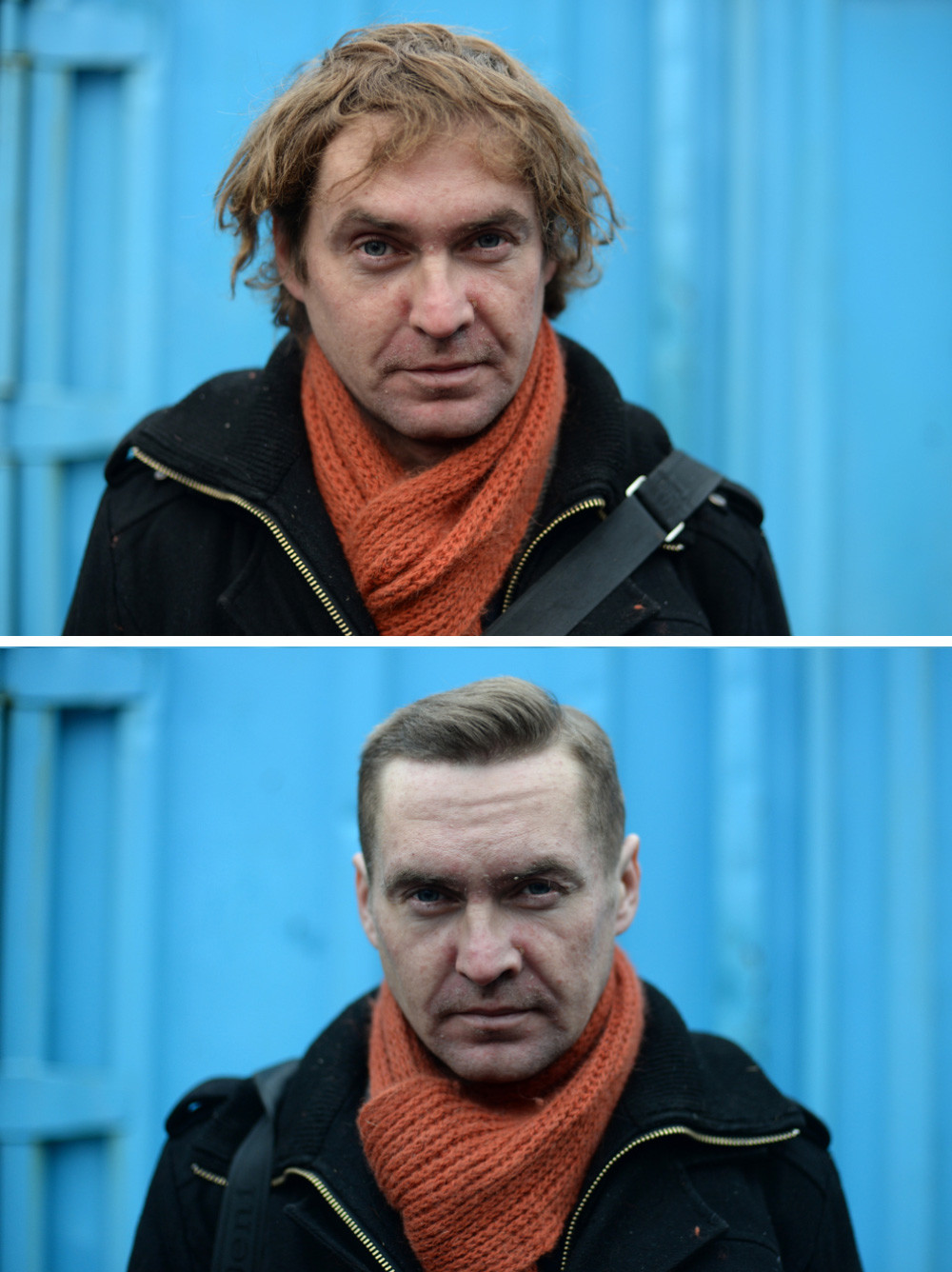 Before and after: Stylish haircuts for the homeless - Russia Beyond