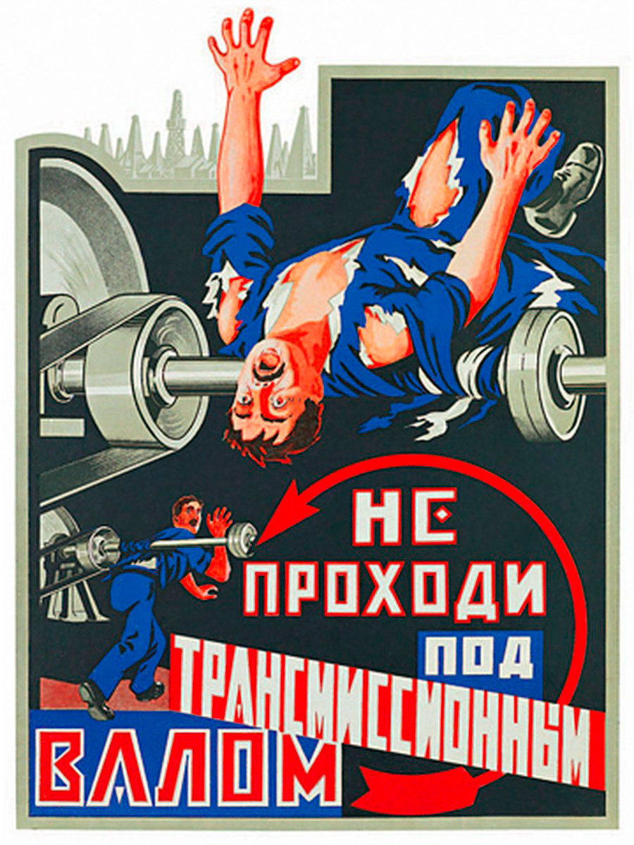 Why Soviet work safety posters resembled horror movies - Russia Beyond