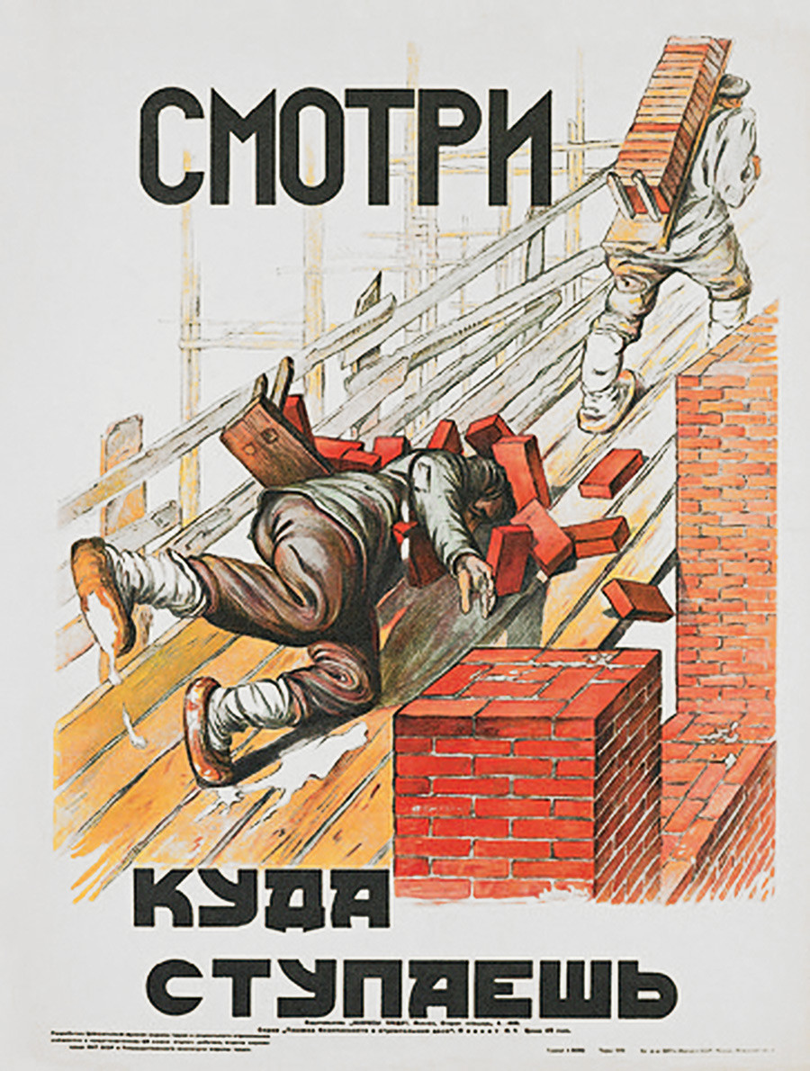 Why Soviet work safety posters resembled horror movies - Russia Beyond