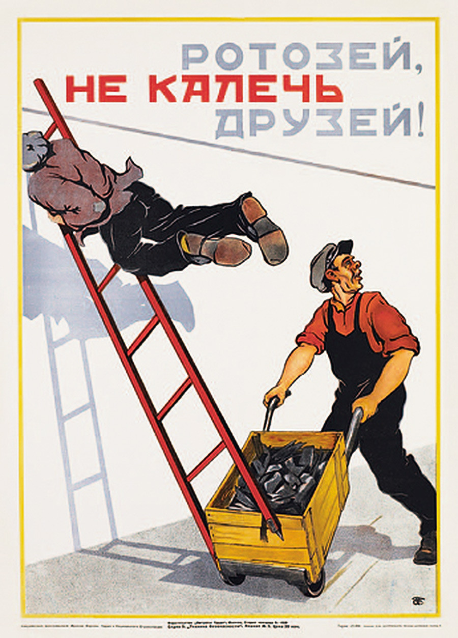 Why Soviet work safety posters resembled horror movies - Russia Beyond