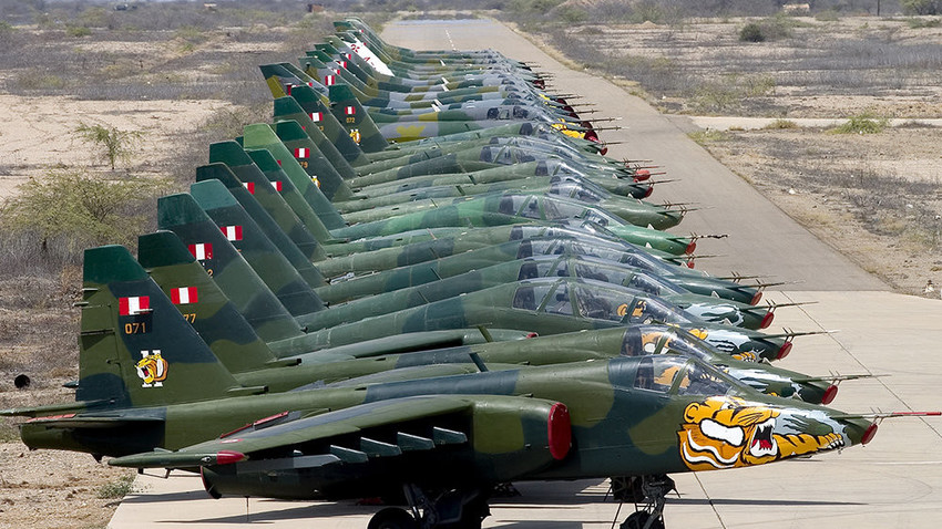 Perú modernizará, con ayuda de Rusia, sus aviones de ataque Su-25 ...