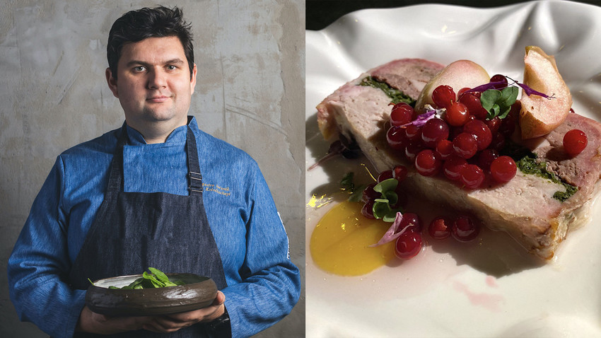 How Russian chefs interpret foreign cuisine: Rabbit terrine with wild ...