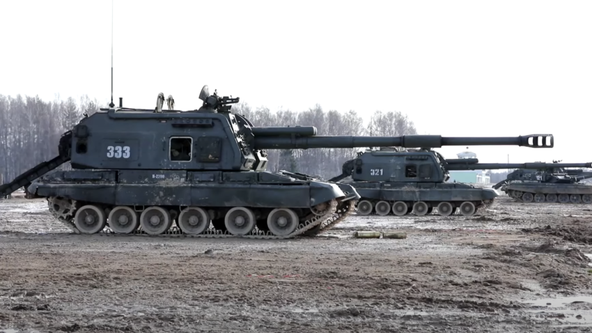 Así es el poderoso obús autopropulsado Msta-S ruso que tiene Venezuela ...