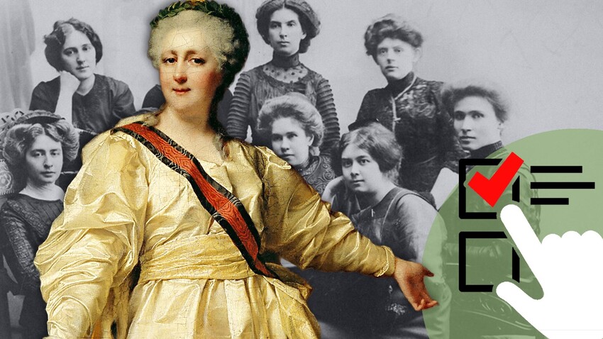 How women voted in Russia for the first time - Russia Beyond