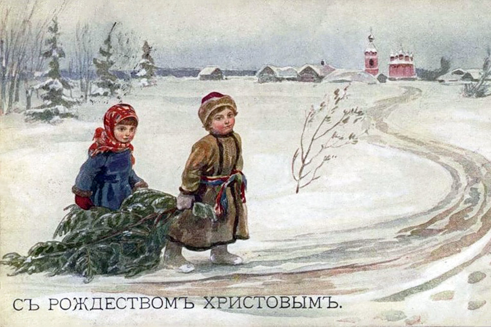 It's Christmas time: Russian vintage postcards - Russia Beyond