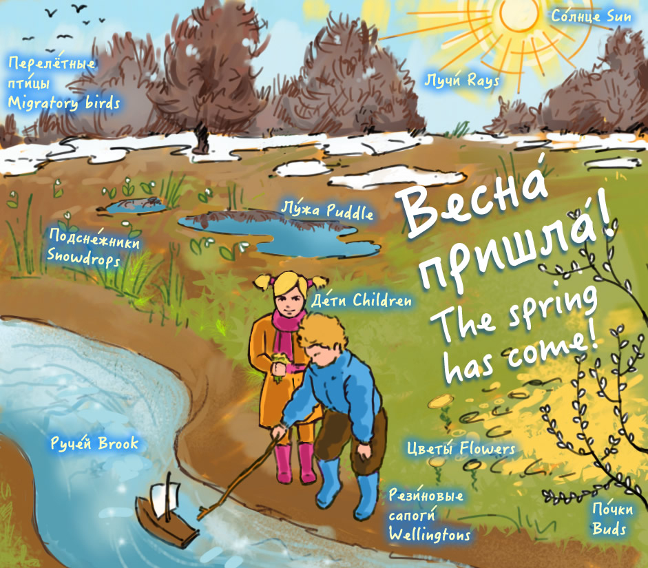 The Russian picture dictionary: Spring - Russia Beyond
