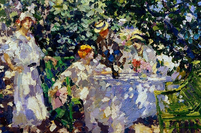 First traits of Russian impressionism: Vivid colors of Konstantin ...