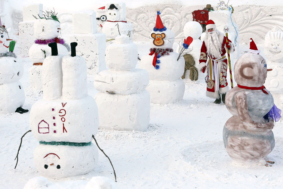 Parade of snowmen in Krasnoyarsk - Russia Beyond
