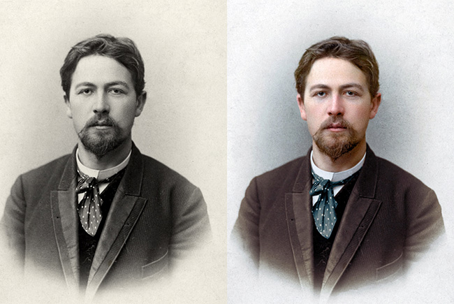 Chekhov, Tolstoy and other Russian writers now in color - Russia Beyond