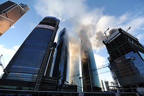 Fire at Moscow City skyscraper - Russia Beyond