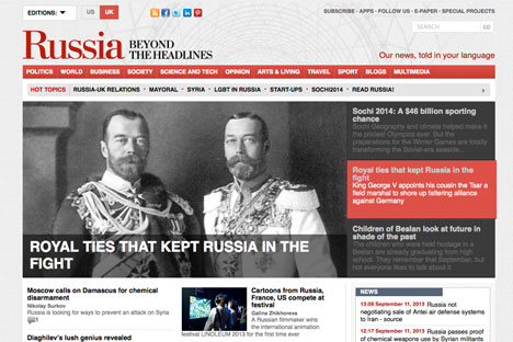 RBTH launches special online edition for UK audience - Russia Beyond