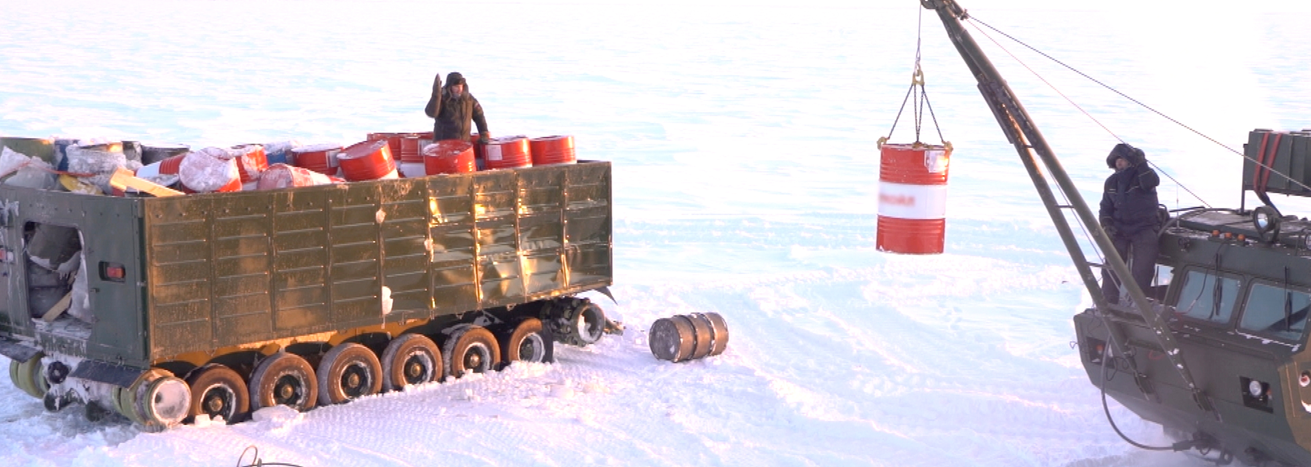 The Military in the Arctic - Part 2: Across a frozen sea aboard Russian ...